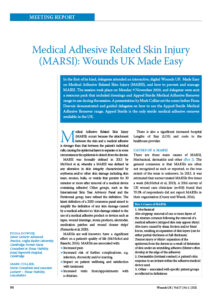 Medical Adhesive Related Skin Injury (MARSI): Wounds UK Made Easy ...